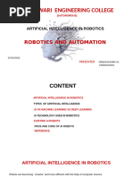 AI and Robotics PPT | PDF | Artificial Intelligence | Intelligence (AI) & Semantics