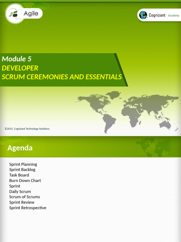 Scrum Ceremonies Overview and Essentials | PDF | Scrum (Software ...