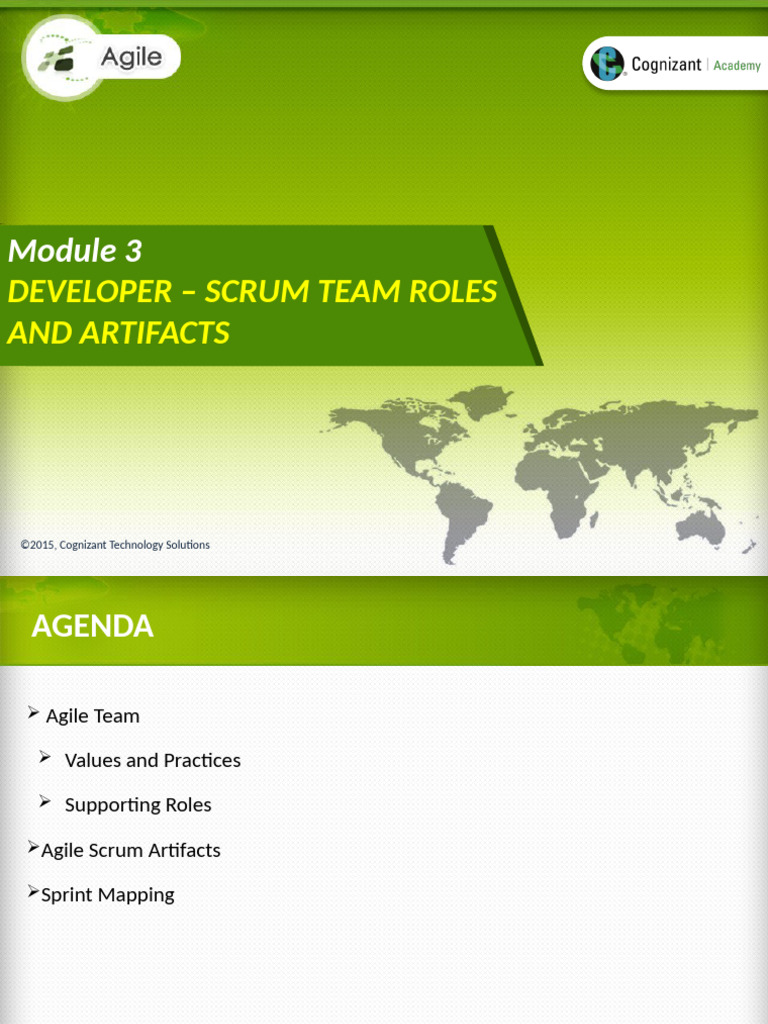 RIO3 - Scrum Team Roles and Artifacts | PDF | Scrum (Software ...