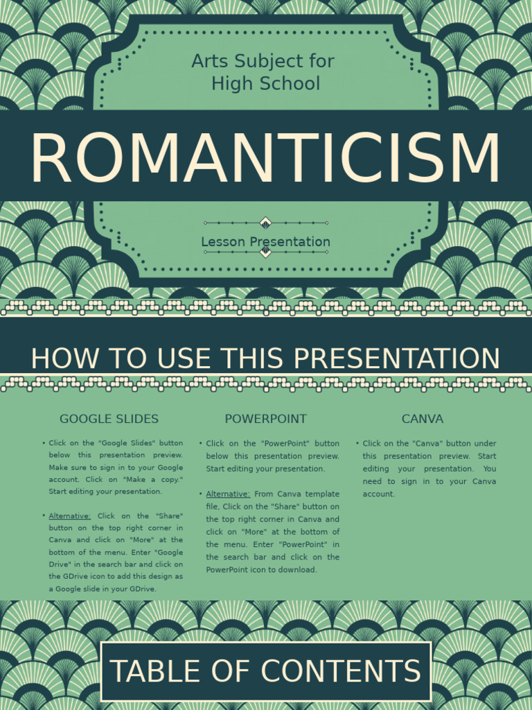 High School Romanticism Lesson Plan | PDF | Software
