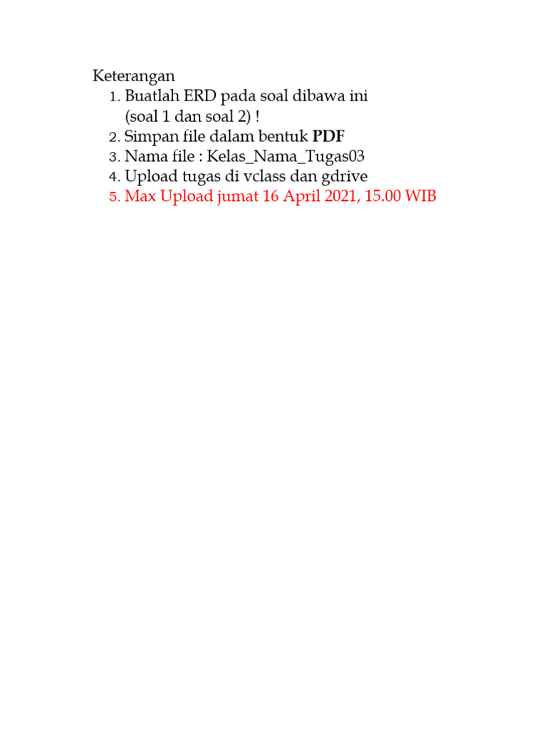 ERD Penyewaan Mobil dan Software House | PDF | Bisnis | Komputer