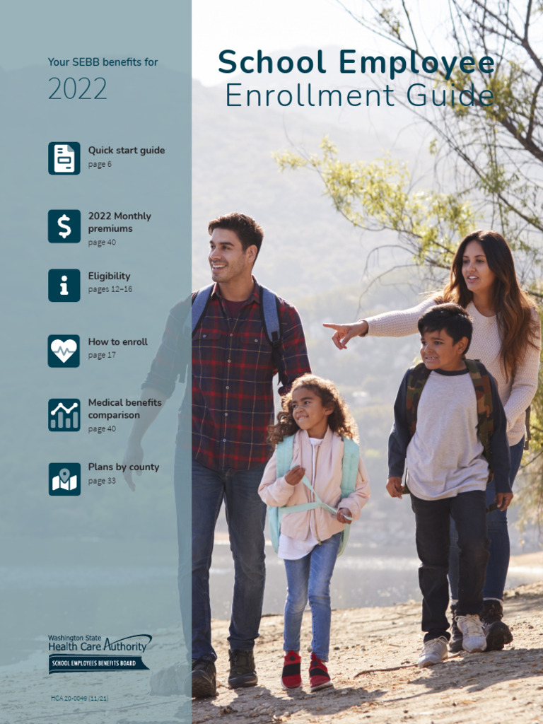 20 0049 School Employee Enrollment Guide 2022 | PDF | Health Savings ...