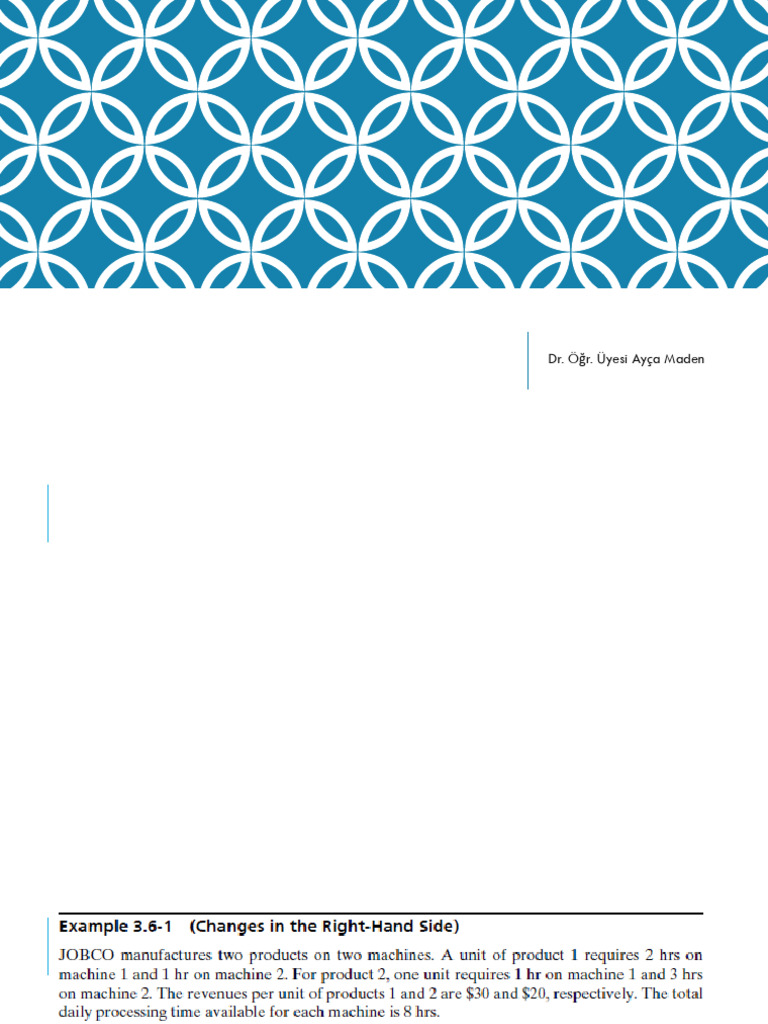 Sensitivity Analysis in Operations Research | PDF
