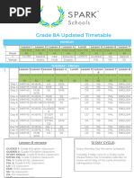 Grade 12 Timetable 2025 | PDF