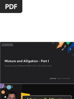 Complete Alligation by Abhinay Sharma Sir A To Z Quant Batch 2 0 | PDF