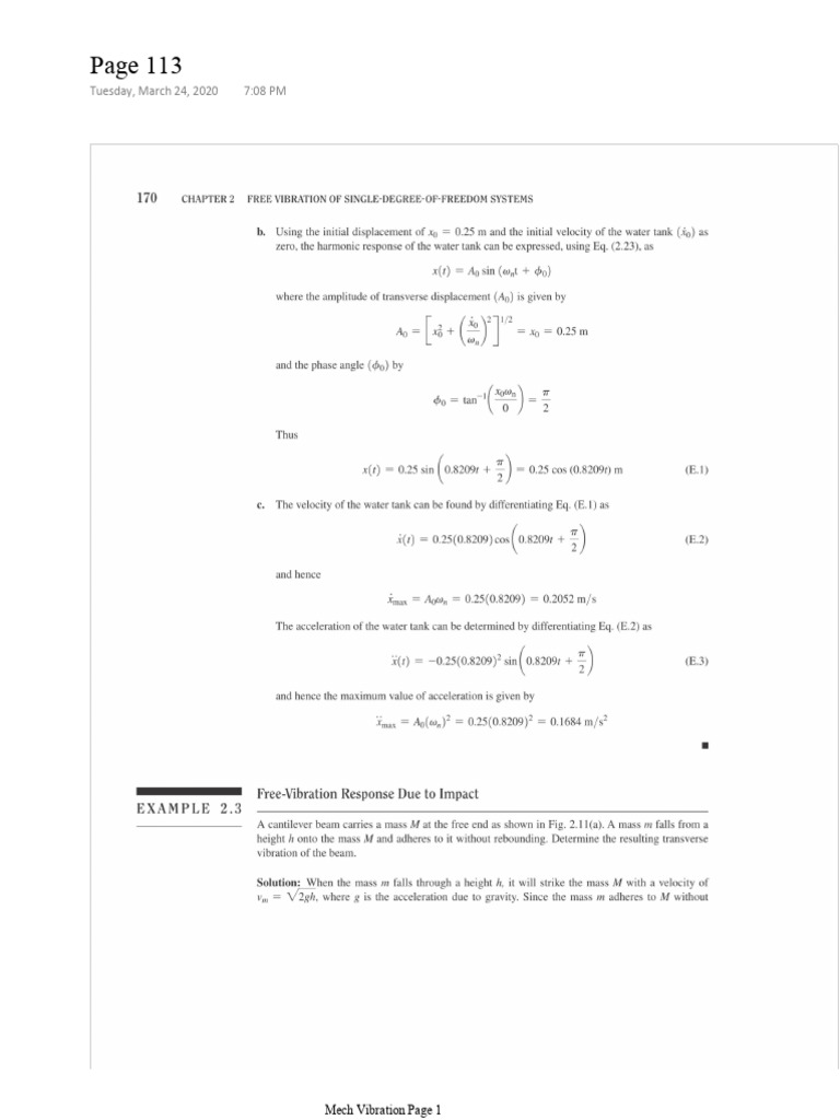 Mech Vib-0203-Virtual | PDF