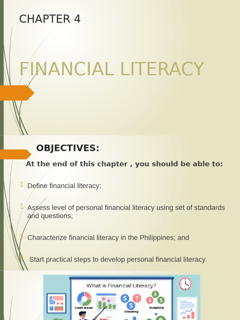 Financial Literacy in the Philippines Guide | PDF | Financial Literacy ...