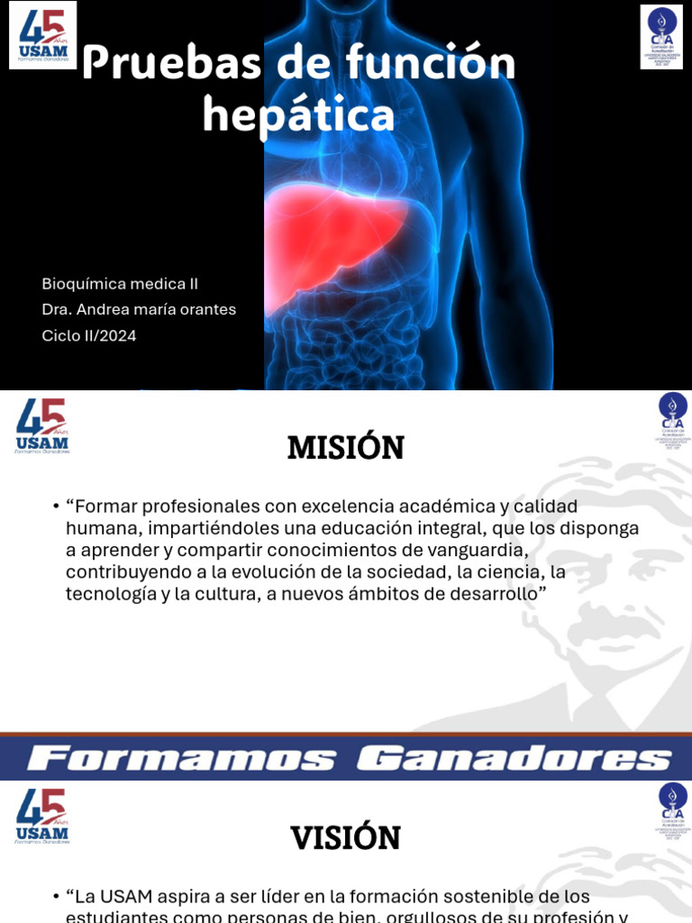 Pruebas de Función Hepática | PDF | Hepatocito | Especialidades Medicas