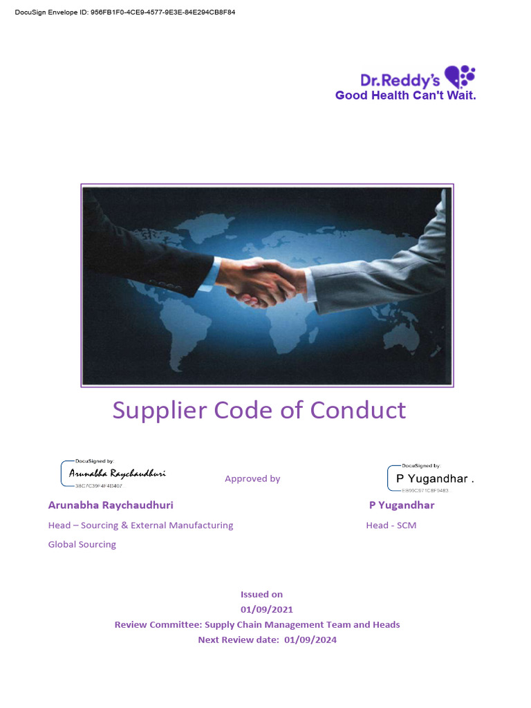 Supplier Code of Conduct DRL | PDF | Wage | Overtime