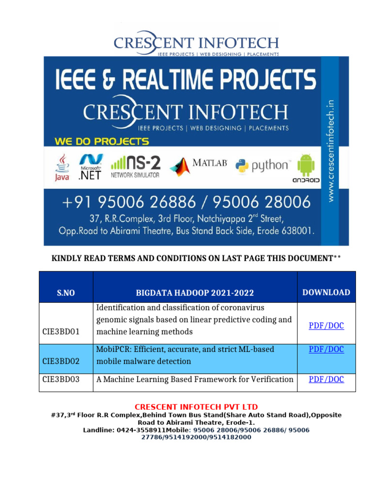 2023 - 2024 - Full Ieee Title List | PDF | Machine Learning | Internet ...