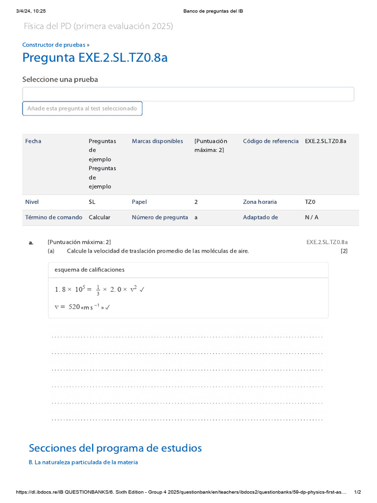 Banco de preguntas de Física PD 2025 | PDF