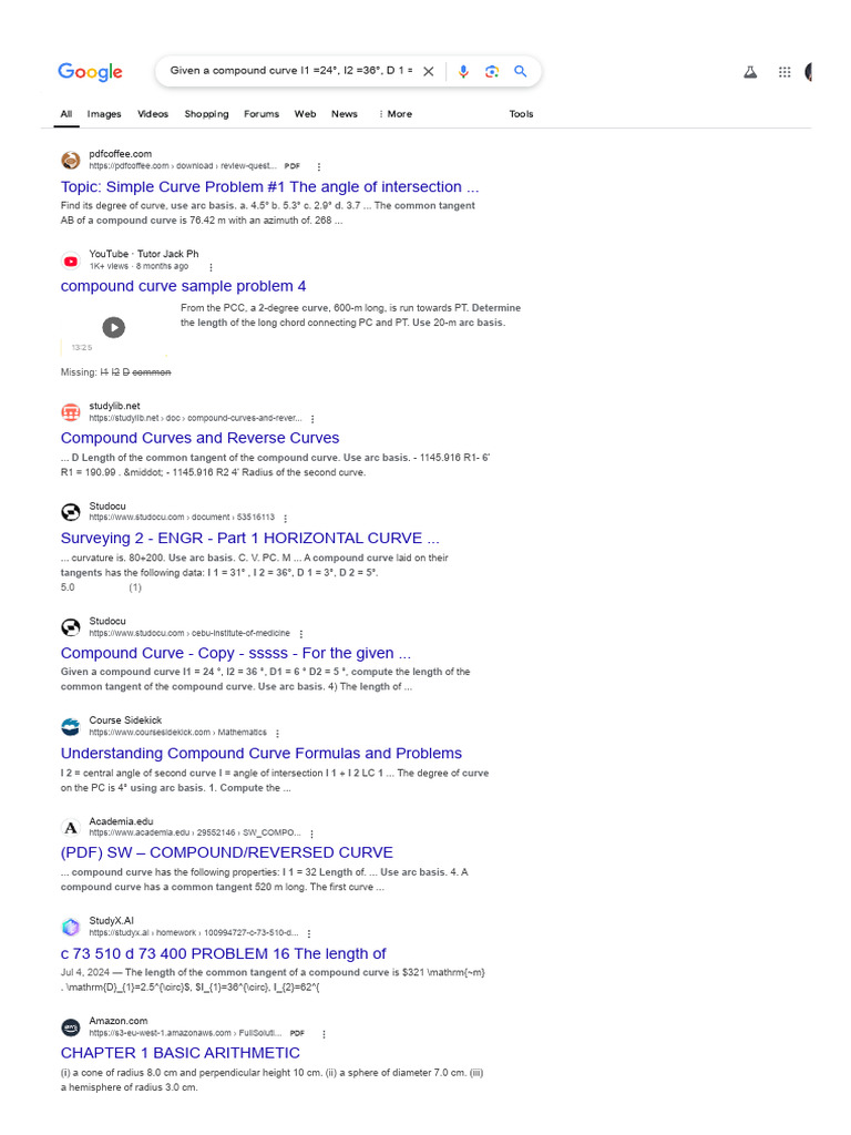 Reverse Curves | PDF | Sphere | Angle