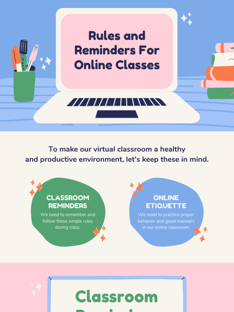 Virtual Classroom Rules | PDF | Classroom | Teachers
