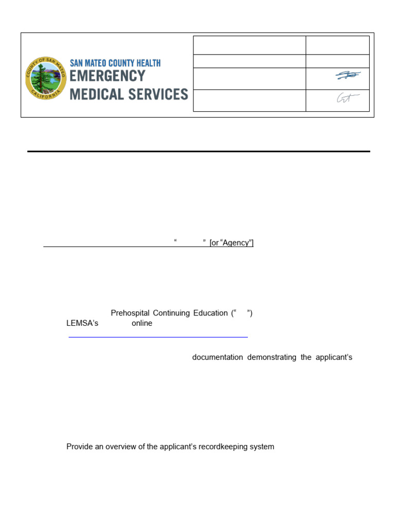 307 - Prehospital Continuing Education Provider | PDF | Emergency ...