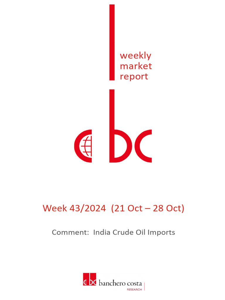 Bancosta Weekly 2024 43 | PDF | Oil Tanker | Ship Types