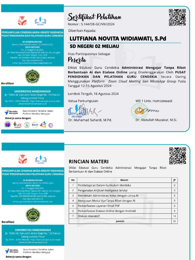LUTFIANA NOVITA WIDIAWATI, S.PD | PDF