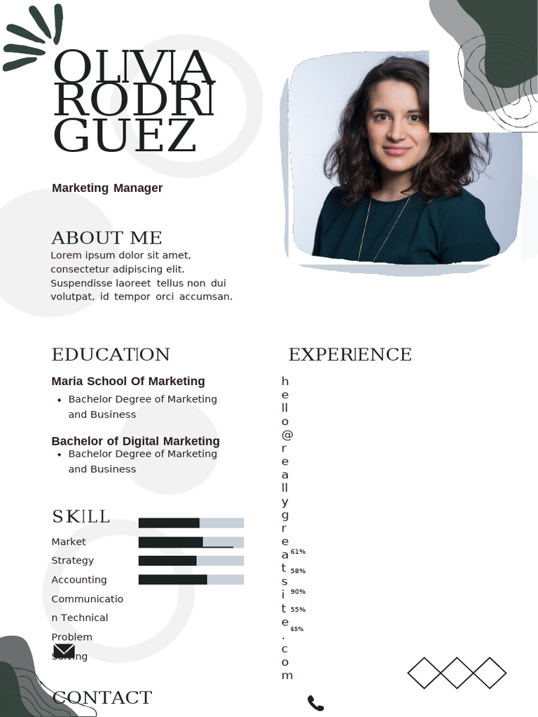 Modern Abstract Resume | PDF