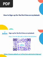 How To Login - Myaakash App, Itutor | PDF | Login | Mobile App