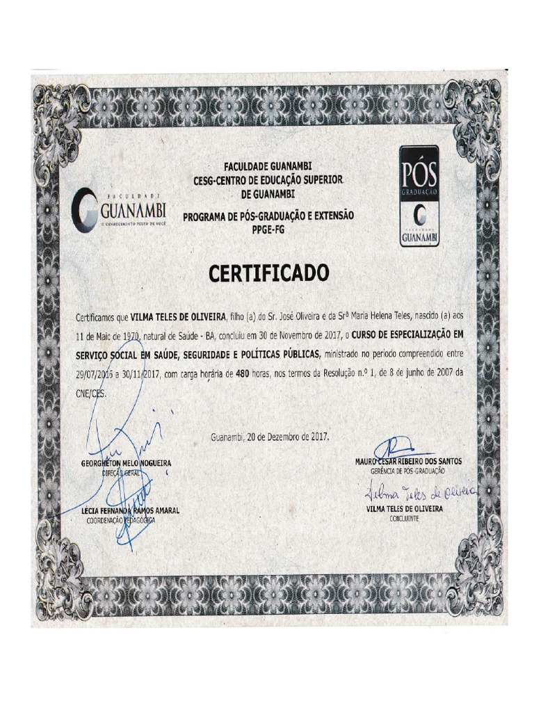 Vilma Pos (Titulo) | PDF