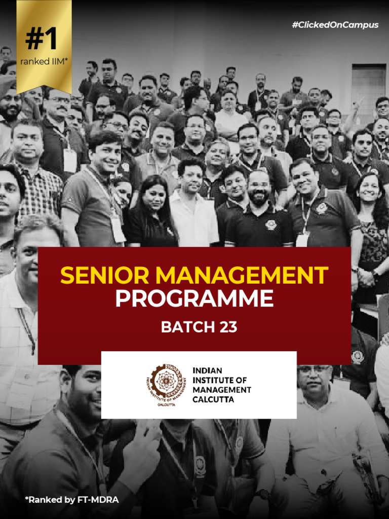 IIMC-SMP23-Brochure Retail | PDF | Financial Statement | Marketing