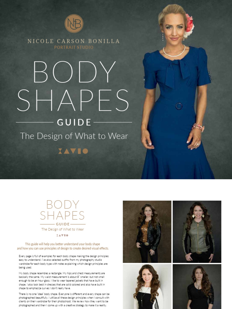 Nicole Carson Bonilla Portrait Studio Body Shapes Guide | PDF | Dress ...