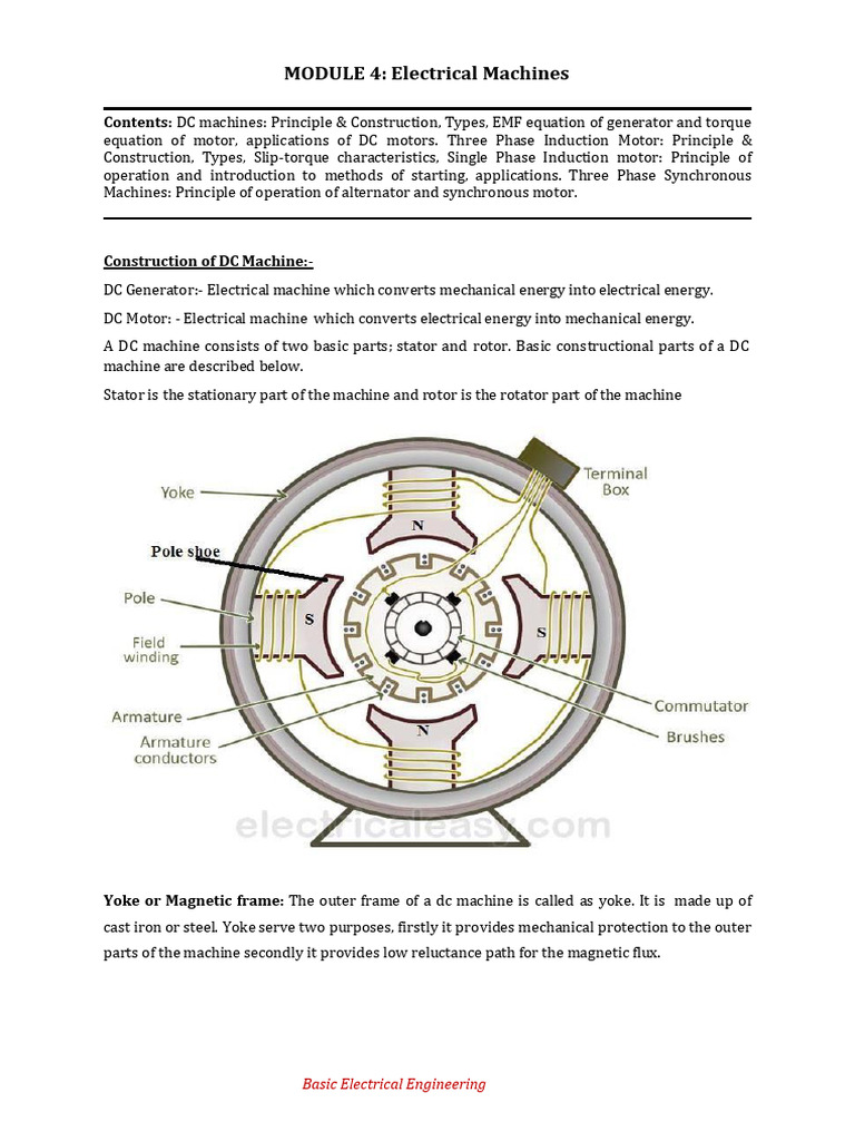 DC and Induction Motors Overview | PDF | Electric Motor ...