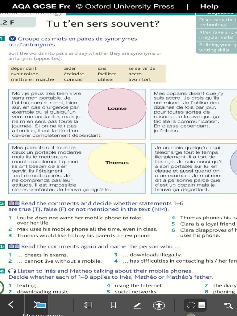 AQA GCSE French Higher | PDF