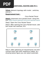 CISCO Packet Tracer Tutorial - Computer Networks Guide Book | PDF | Ip ...