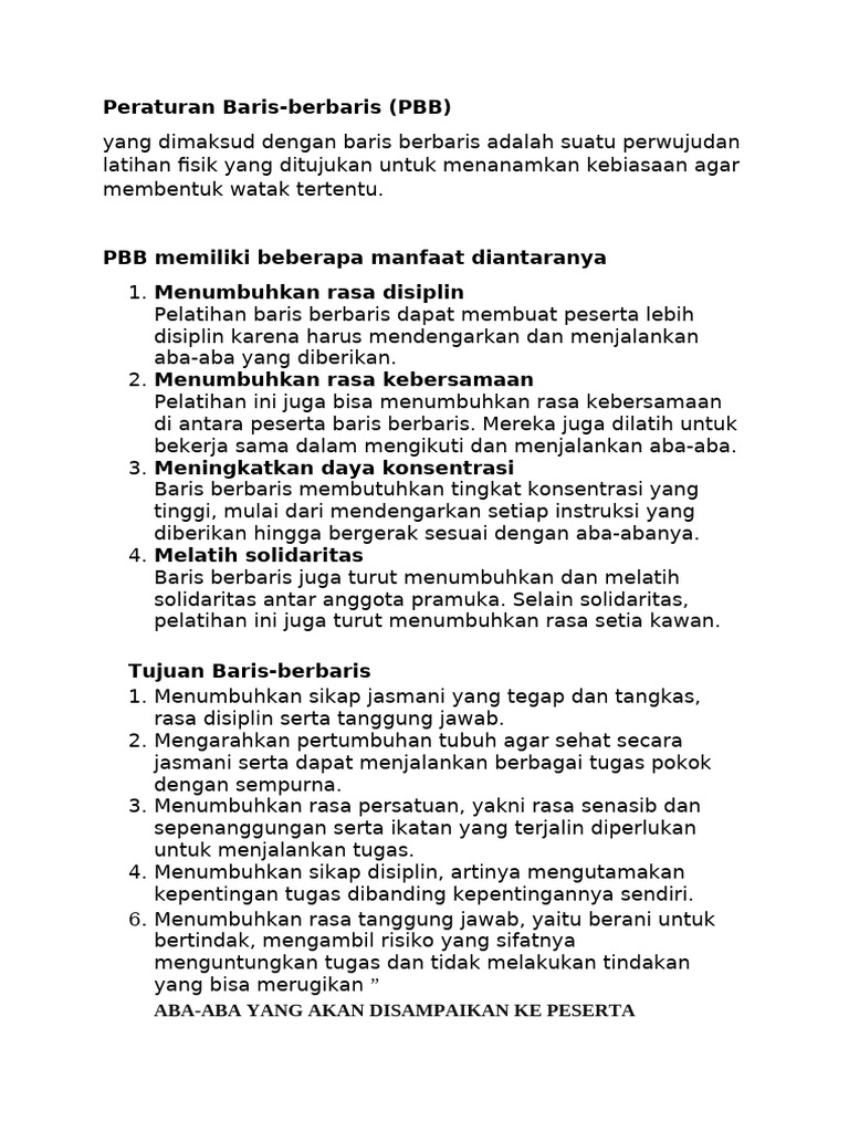 Materi PBB Di Tempat | PDF | Kesehatan Holistik | Gaya Hidup