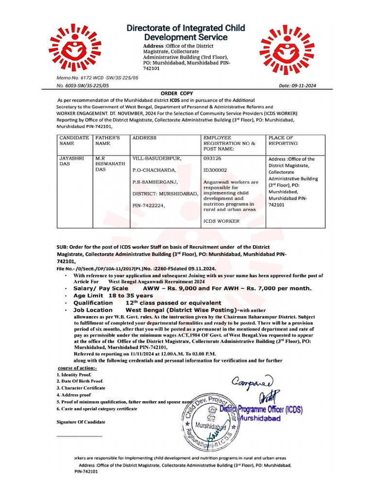 Jayashri Das Order | PDF