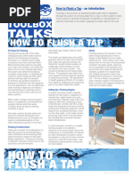 HSG274 Part 2 - Table 2.1 - Checklist For Hot and Cold Water Systems 0 ...