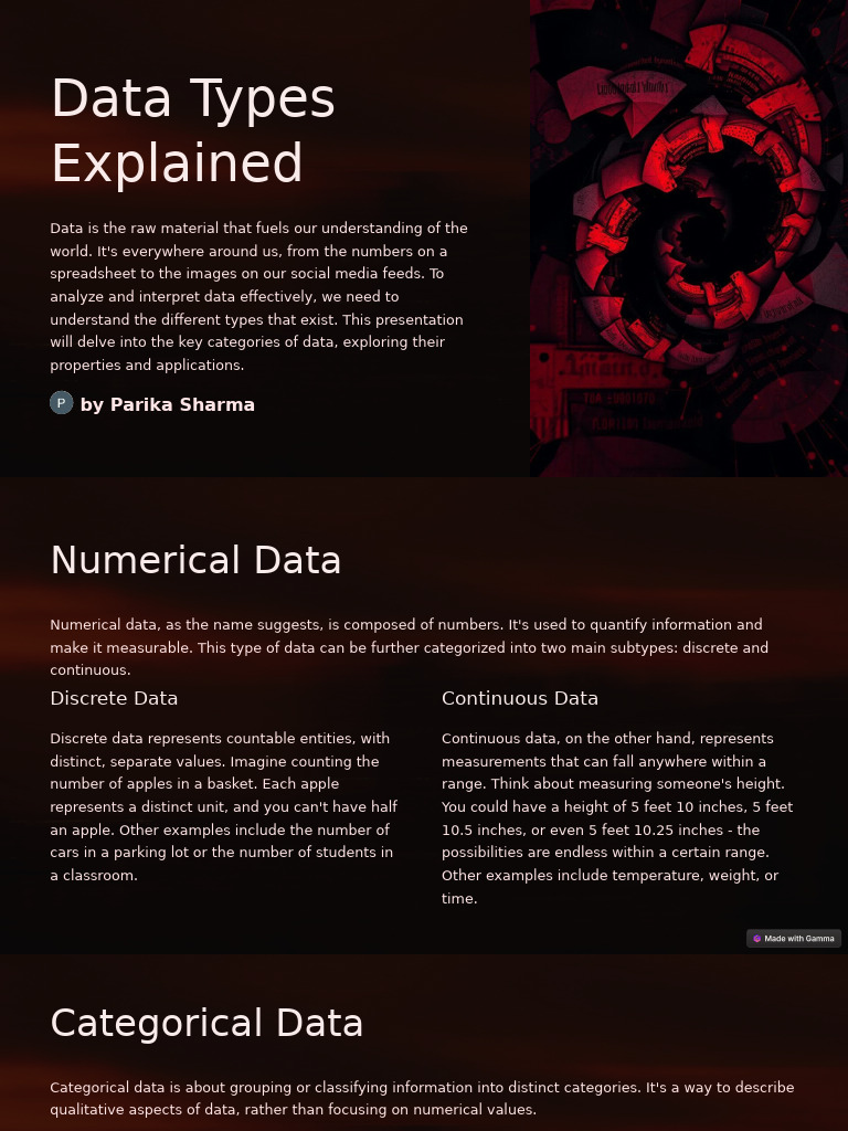 Types of Data: A Comprehensive Guide | PDF | Geographic Information ...