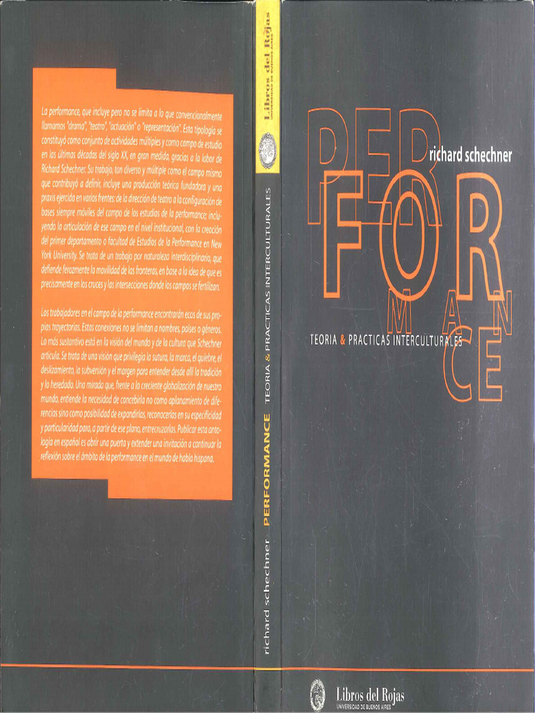 Schechner Richard - Performance - Teoría y Practicas Interculturales | PDF
