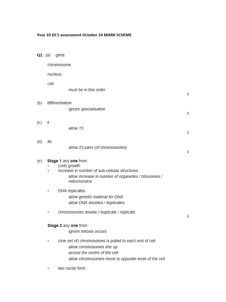 October 2024 Biology MS | PDF | Bacteria | Cell (Biology)