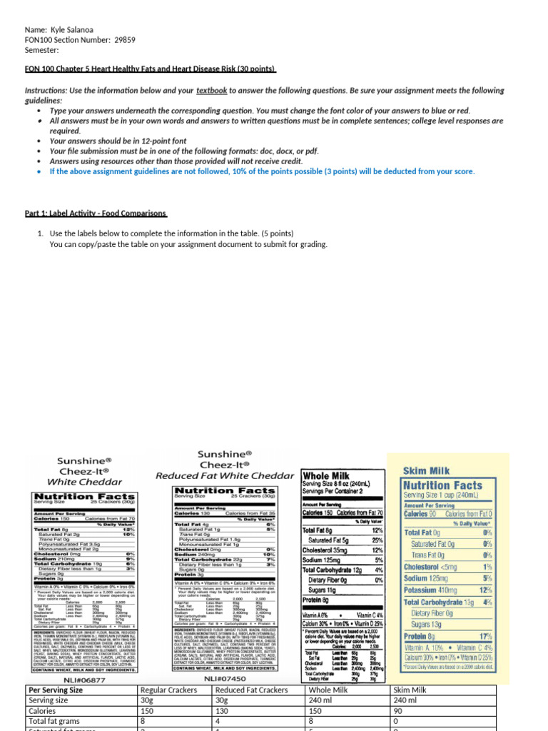 Heart Healthy Fats and Disease Risk Analysis | PDF | Fat | Cholesterol