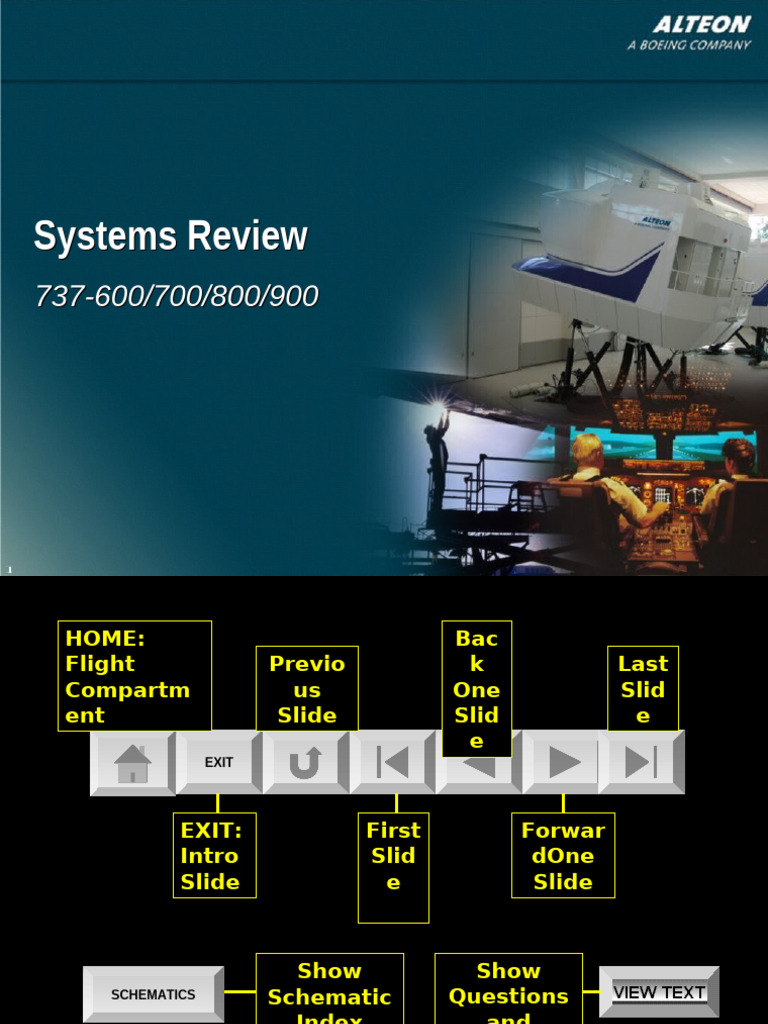 737-800 Systems Review | PDF | Flap (Aeronautics) | Valve