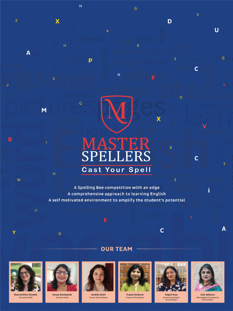 Master Spellers Brochure 2022 23 | PDF