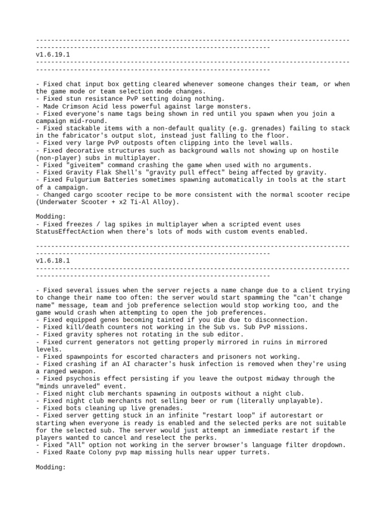 Change Log | PDF | Computers | Technology & Engineering