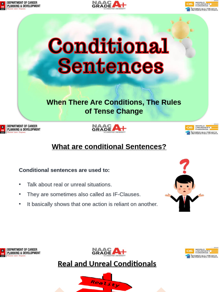DCPD II SS II Session 63 II PPT-95 II Conditional Sentences | PDF | Syntax | Linguistic Morphology
