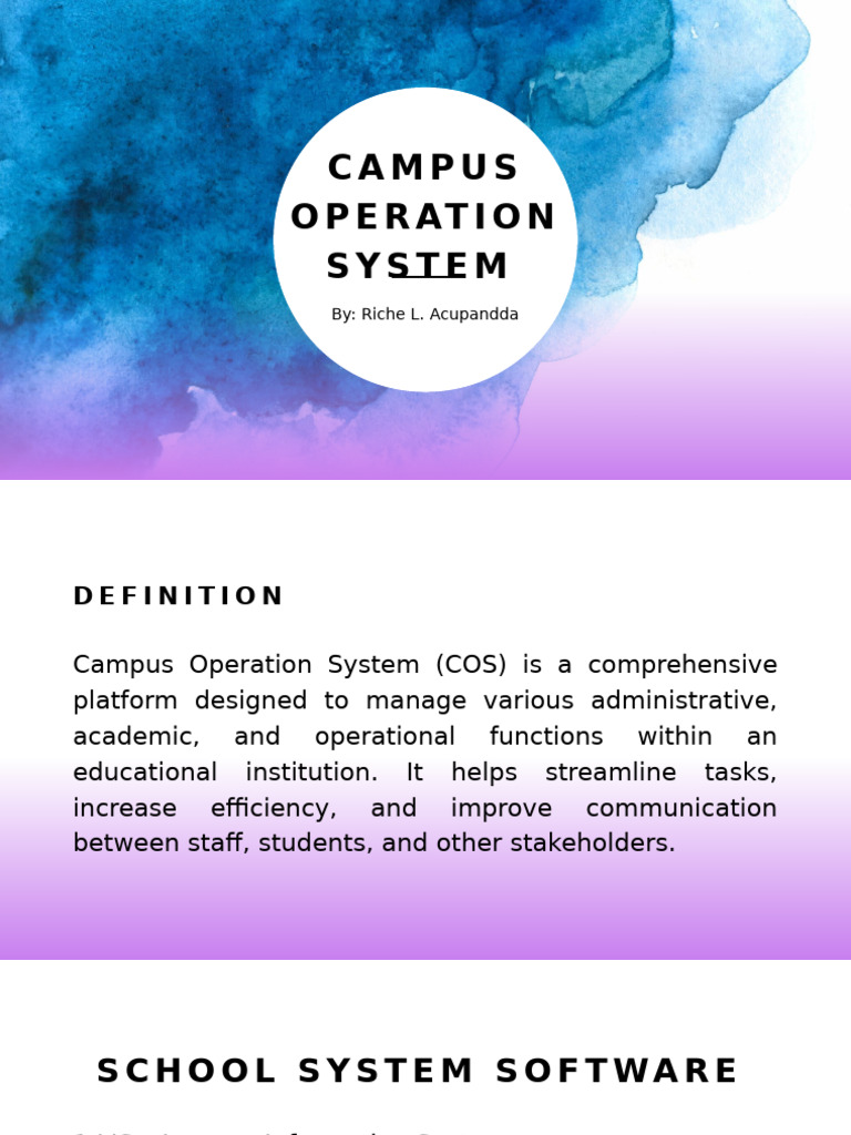 Campus Operation System | PDF | Career & Growth | Computers