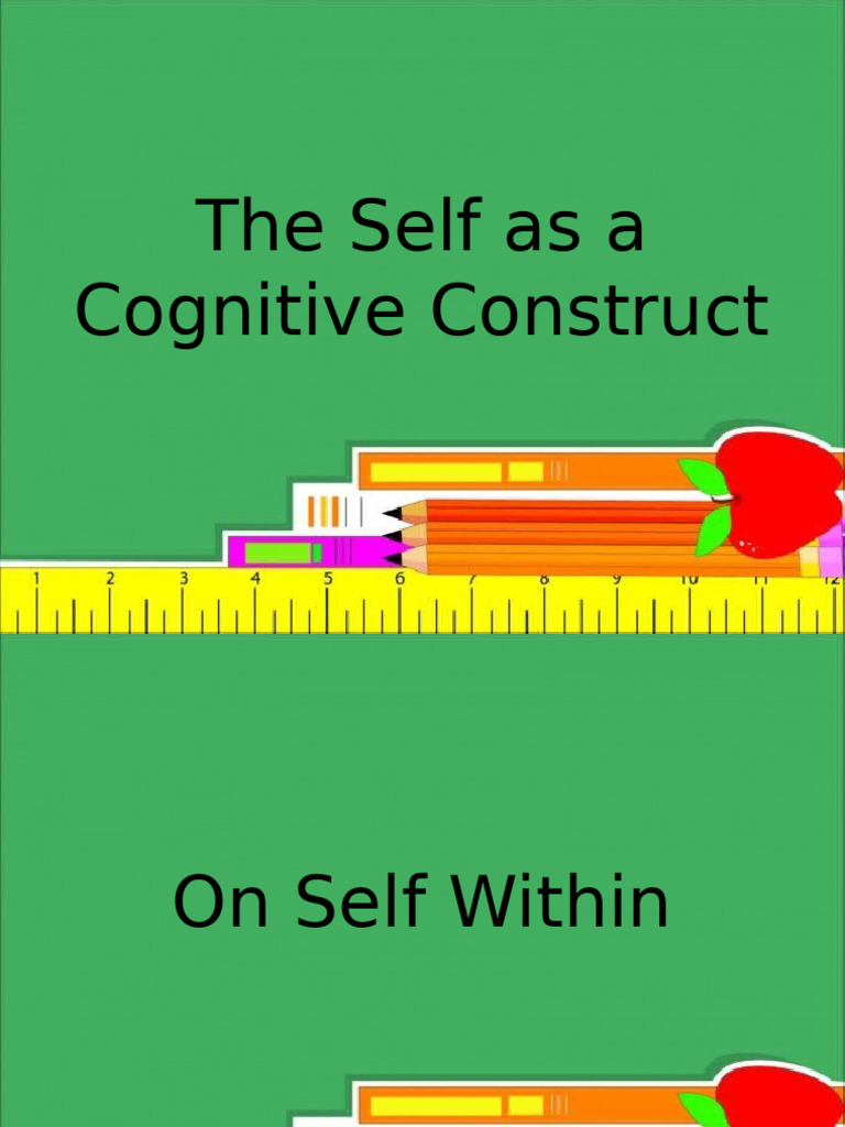 The Self As A Cognitive Construct Uts | PDF | Self Awareness | Thought