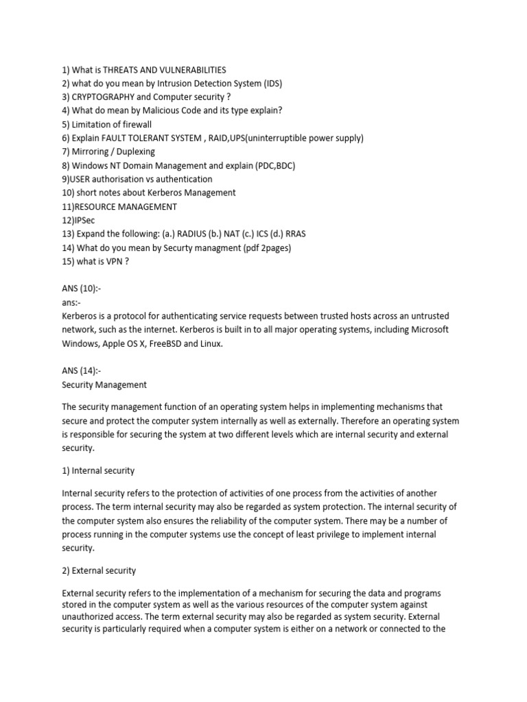 Notes Mcs 22 Fourth Block | PDF