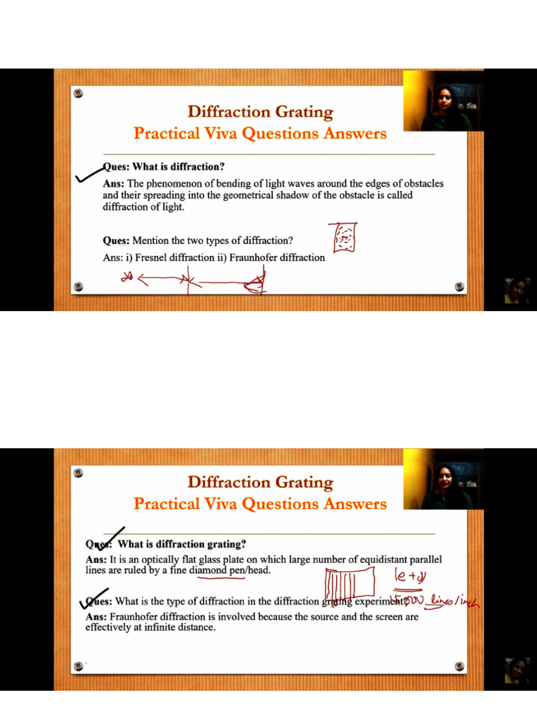 Diffraction Grating | PDF