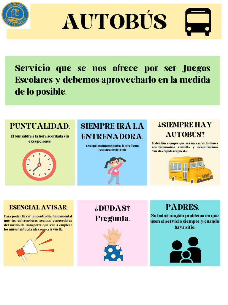 Normas Autobús | PDF
