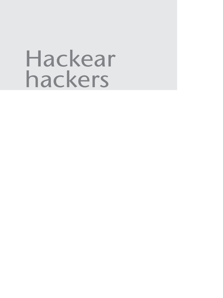Hacking_the_Hacker_Traducir | PDF | Hacker de seguridad | Ciencias de la Computación