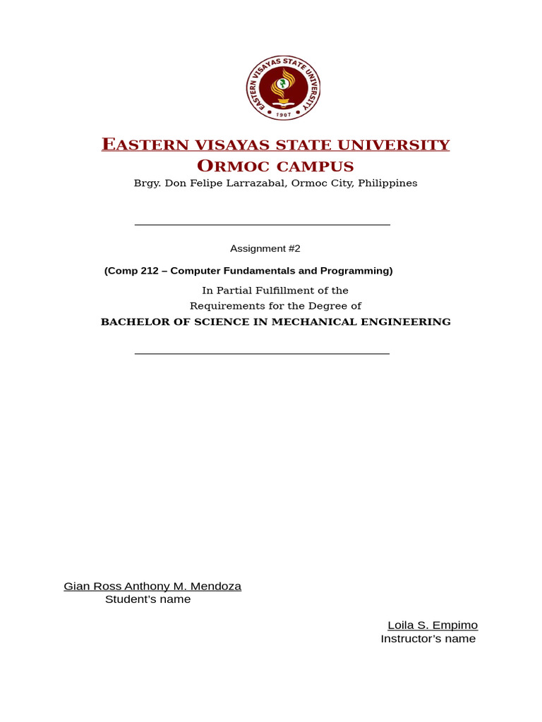 comp-212-assignment-2 | PDF | Compiler | Computer Programming