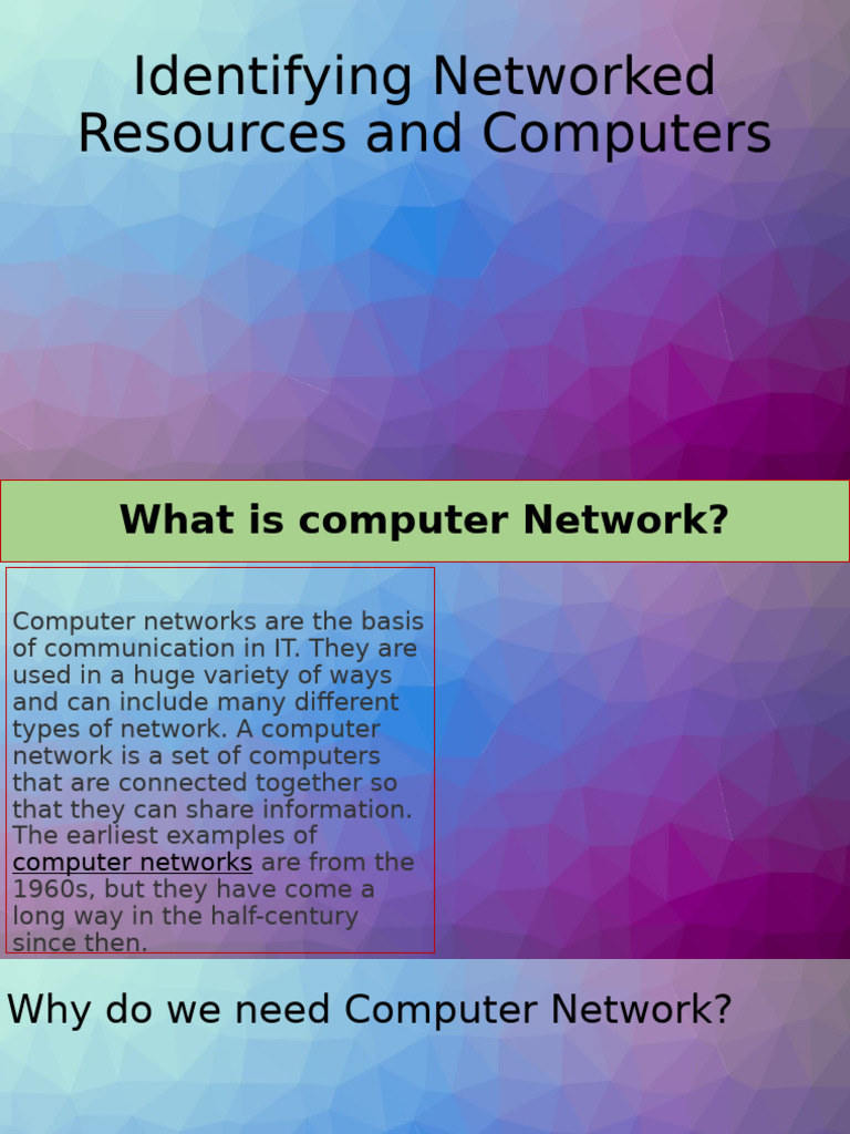 Identifying Networked Resources and Computers | PDF