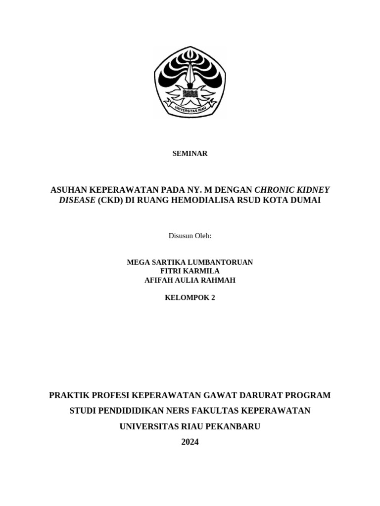 Cover, Kata Penghantar Dan Bab 1 Seminar | PDF