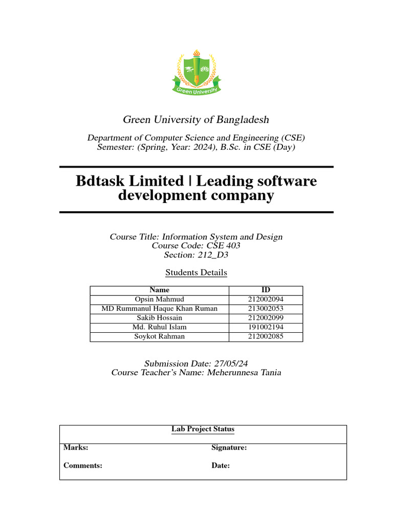 Bdtask Limited Leading Software Development Company 2 | PDF | Debits And Credits | Agile ...