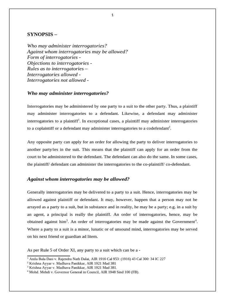 Interrogatories | PDF | Lawsuit | Interrogatories
